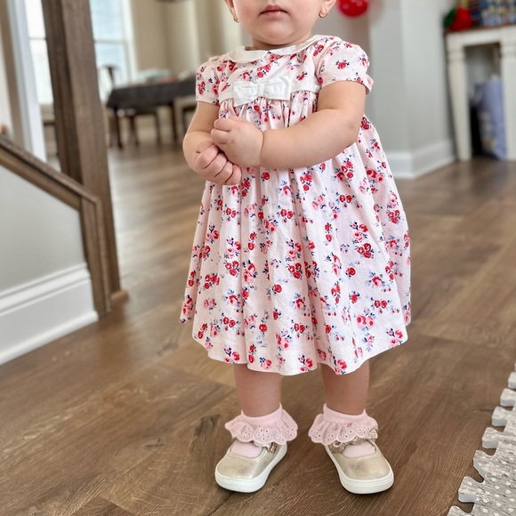 Janie and Jack | Dresses | Nwt Janie And Jack Pink Floral Dress | Poshmark